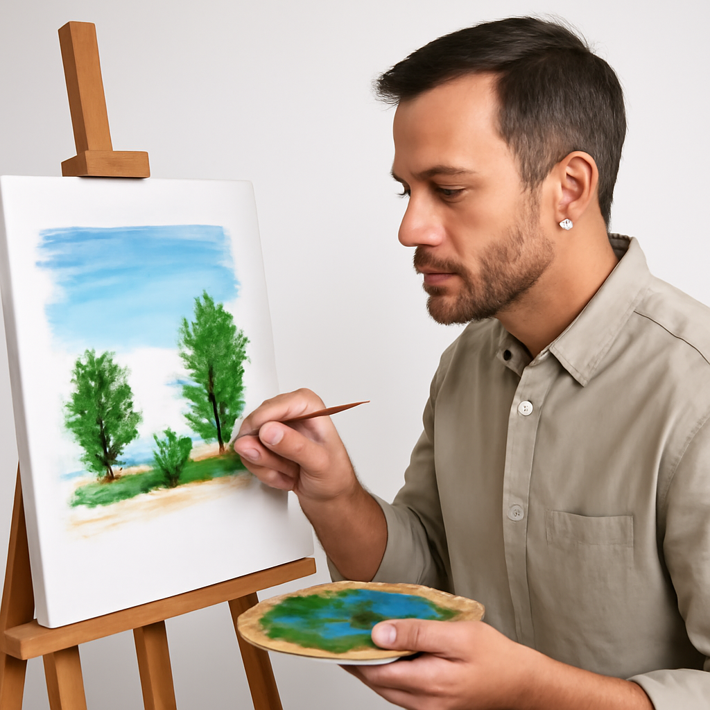 Curso de Pintura em tela para iniciantes passo a passo on-line | Curso ...